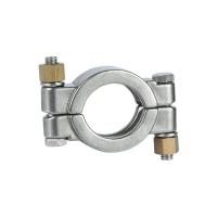 China Sanitary High Pressure Bolted Tri Clamp Clover for Equal Connections and Female Thread for sale