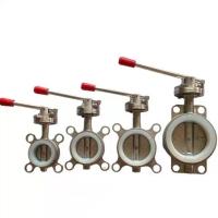 China Stainless Steel 304 316 Silver Wafer Type Butterfly Valve With Threaded Connection for sale