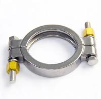 China Sanitary High Pressure Bolted Tri Clamp Clover for Equal Connections and Female Thread for sale