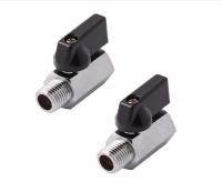 China Mini Ball Valve NPT Female x Male Shut-Off Valve in Equal Stainless Steel 301/304/316 for sale