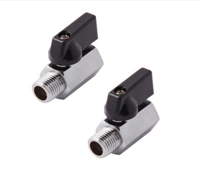 China Mini Ball Valve NPT Female x Male Shut-Off Valve in Equal Stainless Steel 301/304/316 for sale