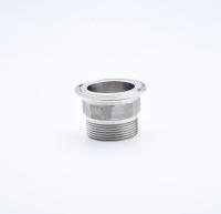 China Male Hexagon Sanitary Stainless Steel 304 316L Thread Ferrule Tri Clamp Pipe Fitting for sale