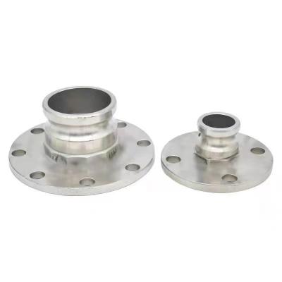 China Versatile WZ SS 304 316 F Type Camlock Coupling with Flange Ending for sale
