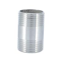 China Round Head Stainless Steel Nipples for Pipe Fitting 201/304/316 Male Female Thread for sale