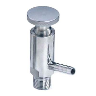 China Water Media Food Grade 304 316L Sanitary Stainless Steel Male Threaded Sampling Valve for sale