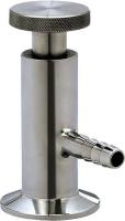 China Water Media Food Grade 304 316L Sanitary Stainless Steel Male Threaded Sampling Valve for sale