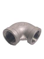 China 1/4''-4.0'' Equal Sanitary Stainless Steel 201 304 90 Degrees Elbow Female Pipe Fitting for sale