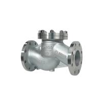 China Flanged Lift Check Valve Silver Stainless Steel 304 316 316L PN16 PN25 PN40 PN64 PN100 for sale