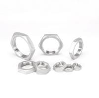 China Thread Casting Sanitary Stainless Steel 304 Pipe Fitting Hex Nut 1/2''-2.0'' Polished for sale