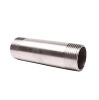 China 1/4''-4.0'' Stainless Steel Male Thread Pipe Nipple for Sanitary Double Pipe Fittings for sale