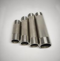 China 1/4''-4.0'' Stainless Steel Male Thread Pipe Nipple for Sanitary Double Pipe Fittings for sale