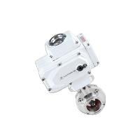 China Sanitary Stainless Steel 304/316L Clamped Butterfly Valve with Electric Actuator for sale