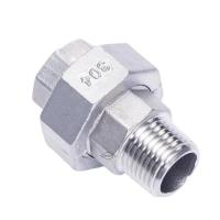 China Silver 201 304 316 Union Flat Female to Male NPT BSPP BSPT Stainless Steel Connection for sale