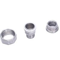 China Silver 201 304 316 Union Flat Female to Male NPT BSPP BSPT Stainless Steel Connection for sale