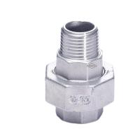 China Silver 201 304 316 Union Flat Female to Male NPT BSPP BSPT Stainless Steel Connection for sale