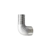 China Casting Stainless Steel 201 304 WZ 90 degree Outside Screw and Hose Elbow for sale