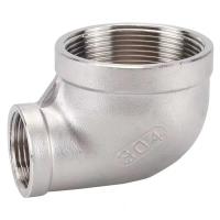 China Stainless Steel 201 304 Female Thread 90 Degree Reducer Elbow Fittings NPT BSPT BSP DIN for sale