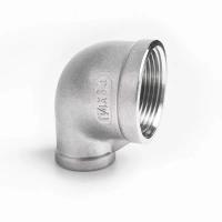 China Stainless Steel 201 304 Female Thread 90 Degree Reducer Elbow Fittings NPT BSPT BSP DIN for sale