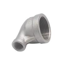 China Stainless Steel 201 304 Female Thread 90 Degree Reducer Elbow Fittings NPT BSPT BSP DIN for sale