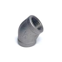 China ODM Supported WZ 201 304 316L Pipe Fittings NPT Bspt Threading 45 Degree Female Elbow for sale