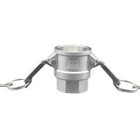 China Equal SS 304 316 Stainless steel Camlock Coupling of Type D quick connector NPT BSPT BSP for sale