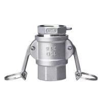 China Equal SS 304 316 Stainless steel Camlock Coupling of Type D quick connector NPT BSPT BSP for sale