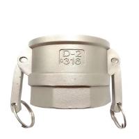 China Equal SS 304 316 Stainless steel Camlock Coupling of Type D quick connector NPT BSPT BSP for sale