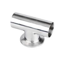 China Custom Tee Tube Connector Stainless Steel 304 316 Tube Fittings Clamp Welding Equal for sale