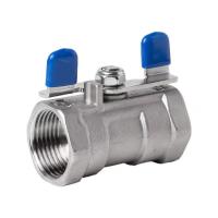 China 1/4''-4.0'' Stainless Steel 1PC Butterfly Handle Mini Ball Valve with Thread End NPT BSPT for sale