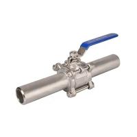 China 1000WOG PN16-PN64 Lever With Lock Manual Lengthening Butt Welded Ball Valve Q61F for sale