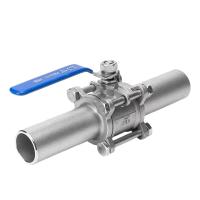 China 1000WOG PN16-PN64 Lever With Lock Manual Lengthening Butt Welded Ball Valve Q61F for sale