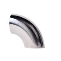 China Stainless Steel 304 316 Pipe Fitting SR LR 90 Degrees 45 Degrees Street Welding Tri Clamp Elbow for sale