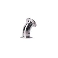 China Stainless Steel 304 316 Pipe Fitting SR LR 90 Degrees 45 Degrees Street Welding Tri Clamp Elbow for sale