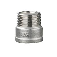 China RTS Stainless Steel 201 304 Casting Socket Equal Coupling with Banded Straight Design for sale