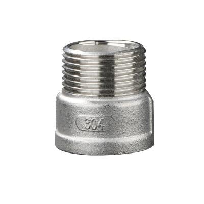 China RTS Stainless Steel 201 304 Casting Socket Equal Coupling with Banded Straight Design for sale