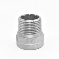 China RTS Stainless Steel 201 304 Casting Socket Equal Coupling with Banded Straight Design for sale