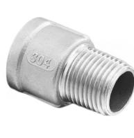 China RTS Stainless Steel 201 304 Casting Socket Equal Coupling with Banded Straight Design for sale
