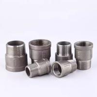 China RTS Stainless Steel 201 304 Casting Socket Equal Coupling with Banded Straight Design for sale