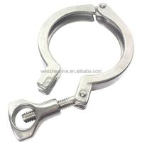 China 304 Sanitary Single Pin Heavy Duty Clamp The Top-Notch Choice for Beverage Processing for sale