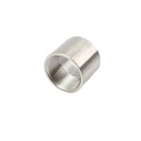 China 1/4''-4.0'' Stainless Steel Inner Thread Pipe Nipple NPT BSPT BSPP for Welded Inner Wire 201 304 for sale