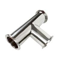 China Customized Sanitary Stainless Steel Tri Clamp Tee for Equal Connection in Bathroom for sale