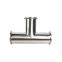 China Customized Sanitary Stainless Steel Tri Clamp Tee for Equal Connection in Bathroom for sale