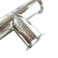 China Customized Sanitary Stainless Steel Tri Clamp Tee for Equal Connection in Bathroom for sale