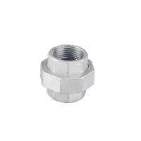 China 304 Stainless Steel Union Female Joint Pipe Transition Fittings for 0-10 BAR Pressure for sale
