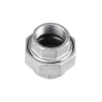 China 304 Stainless Steel Union Female Joint Pipe Transition Fittings for 0-10 BAR Pressure for sale