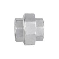 China 304 Stainless Steel Union Female Joint Pipe Transition Fittings for 0-10 BAR Pressure for sale