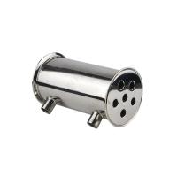 China Cylindrical Head Code Stainless Steel 304 316 Tri Clamp Dephlegmator Reflux Condenser for sale