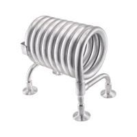 China Cylindrical Head Code Stainless Steel 304 316 Tri Clamp Dephlegmator Reflux Condenser for sale