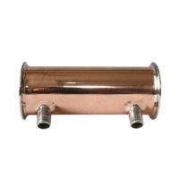 China Cylindrical Head Code Stainless Steel 304 316 Tri Clamp Dephlegmator Reflux Condenser for sale