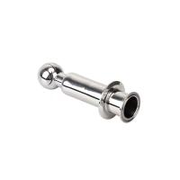 China Sanitary Rotary Double Clamped CIP Spray Cleaning Ball for Food Grade Golf Ball Wash for sale
